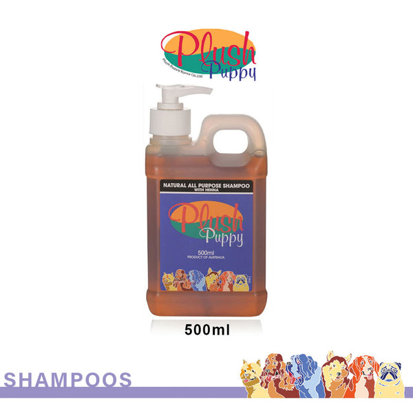 Plush Puppy Natural All Purpose Shampoo with Henna 500ml – nonmall
